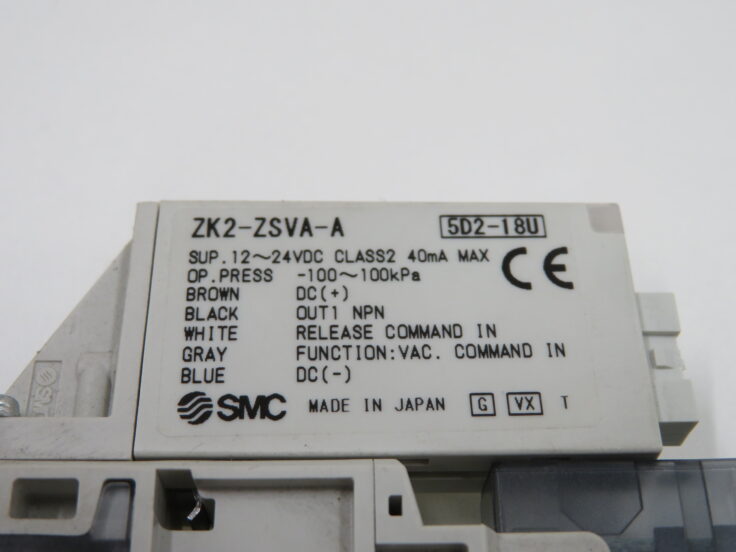 SMC 真空ユニット ZK2-ZSVA-A | 2nd FAドットコム｜産業用制御機器 専門販売店
